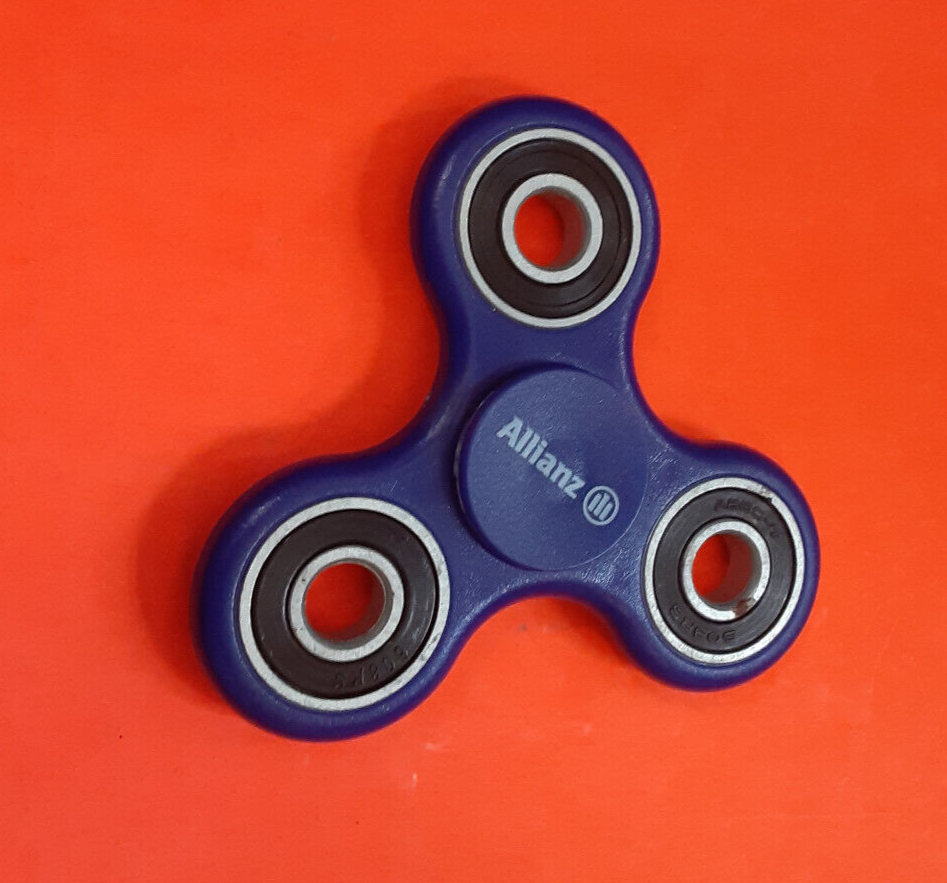 Blue Fidget Spinner - Ball Bearing Hand Toy - Autism / ADHD Sensory ...