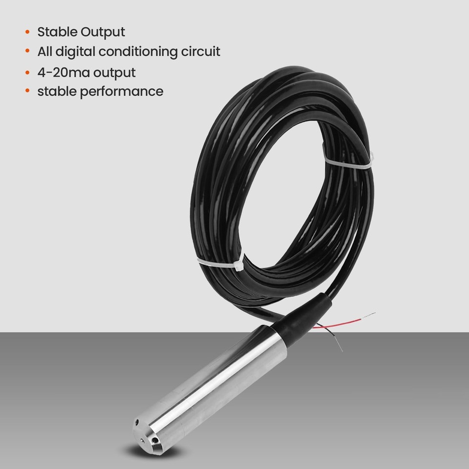 Water Tank Level Sensor, TL‑136 Liquid Level Sensor, Hydrostatic Liquid ...