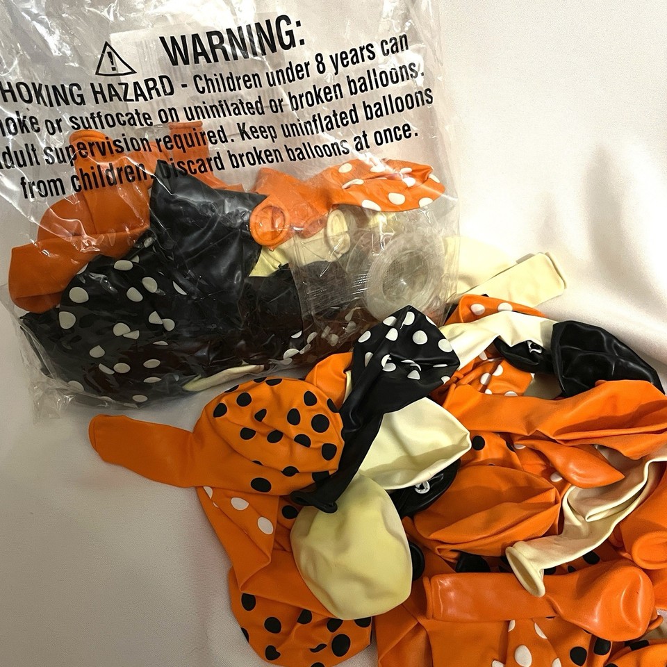Halloween Party Decorations 5 Styles 90 Pieces READ Choking Hazard NEW ...