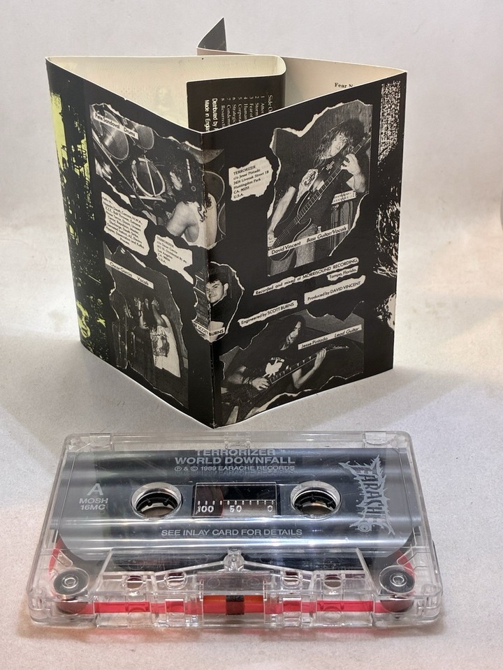 Terrorizer - World Downfall Cassette 1989 Earache 1st Pressing Read ...