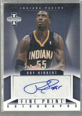 2013 Panini Innovation - ROY HIBBERT - Autograph - PACERS | eBay