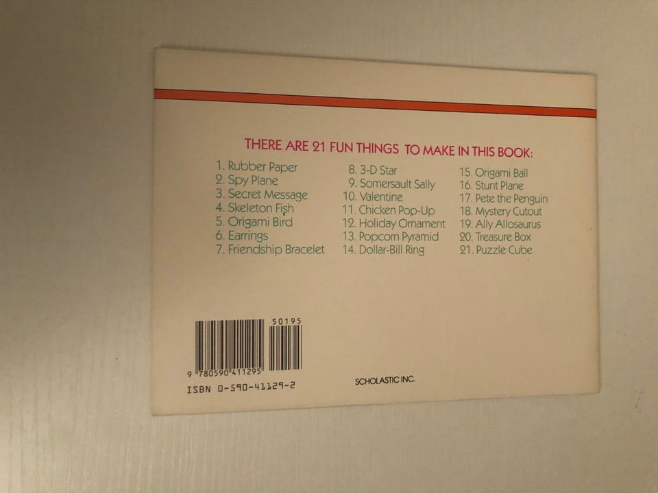 Paper Tricks Book Florence Temko great time-passers/learning ...