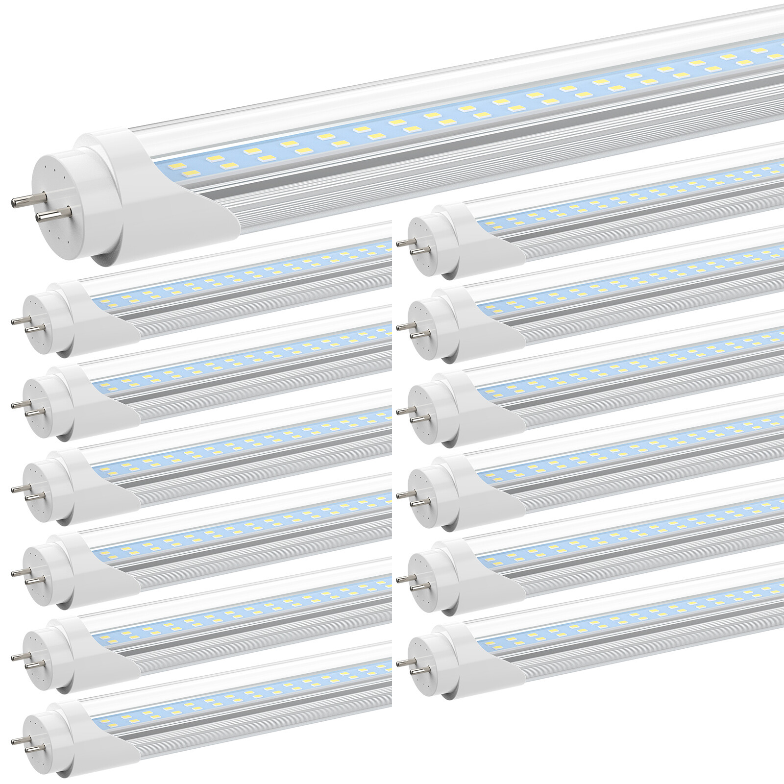 ETL T8 LED Tube 4ft 22W 28W 5000K 6500K T10 T12 Fluorescent Bulb ...