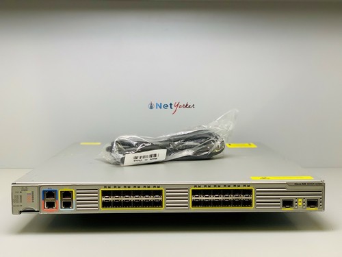 Cisco ME-3800X-24FS-M Carrier Switch Router - COMES DUAL AC POWER PWR ...