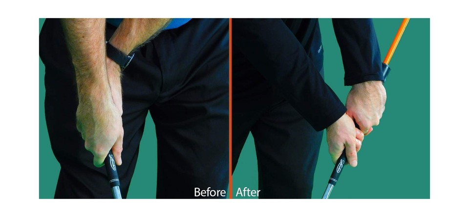 Anti-Flip Stick® Impact Golf Swing Training Aid | Teaches Proper Impact ...