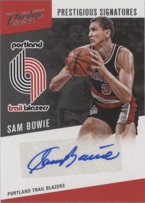 2017-18 Panini Prestige - Prestigious Signatures Sam Bowie #PS-SBW (AU ...