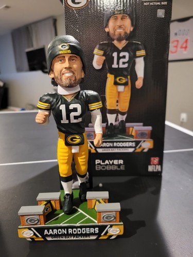 AARON RODGERS Green Bay Packers Bobblehead Tunnel Entrance Edition /332 ...