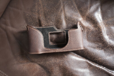 Handmade Genuine Real Leather Half Camera Case Bag Cover for Hasselblad ...