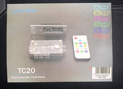 Lamptron TC20 PCI RGB-Luefter und LED-Controller silber Silber LAMP ...