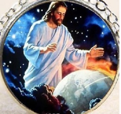 RELIGIOUS protect FAITH JESUS BIBLE PRAY SAVE BLESS GOD charm Silver ...