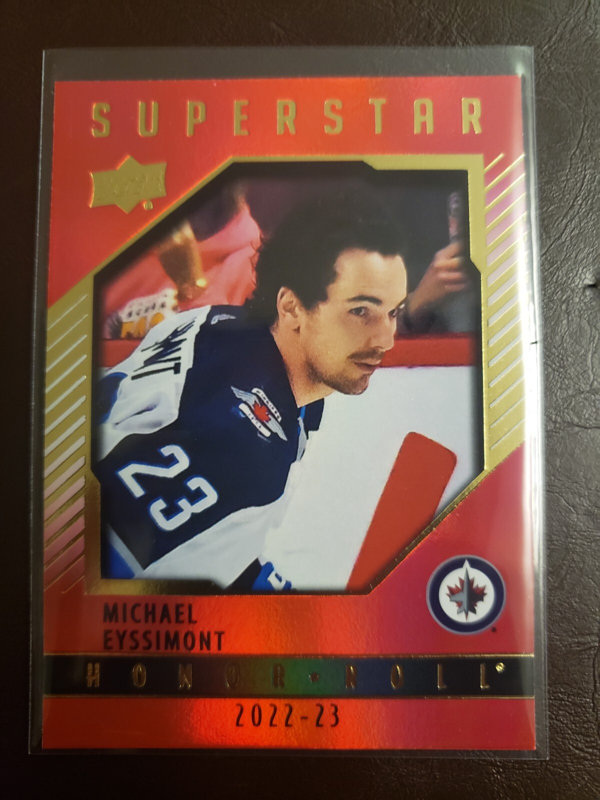 2022-23 Michael Eyssimont Red Rainbow Rookie Honor Roll Upper Deck ...