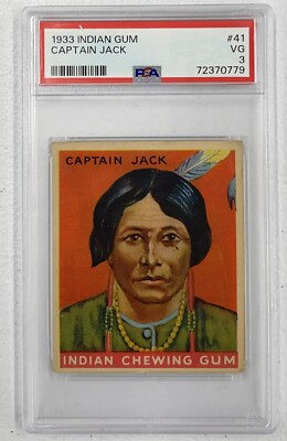 1933 Captain Jack Indian Gum #41 PSA 3 VG POP 16 | eBay