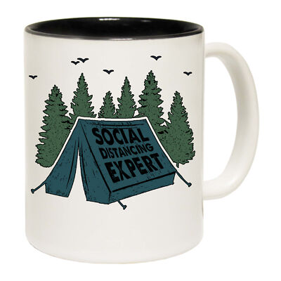Camping Social Distancing Expert - Funny Mugs Novelty Coffee Mug | eBay ...