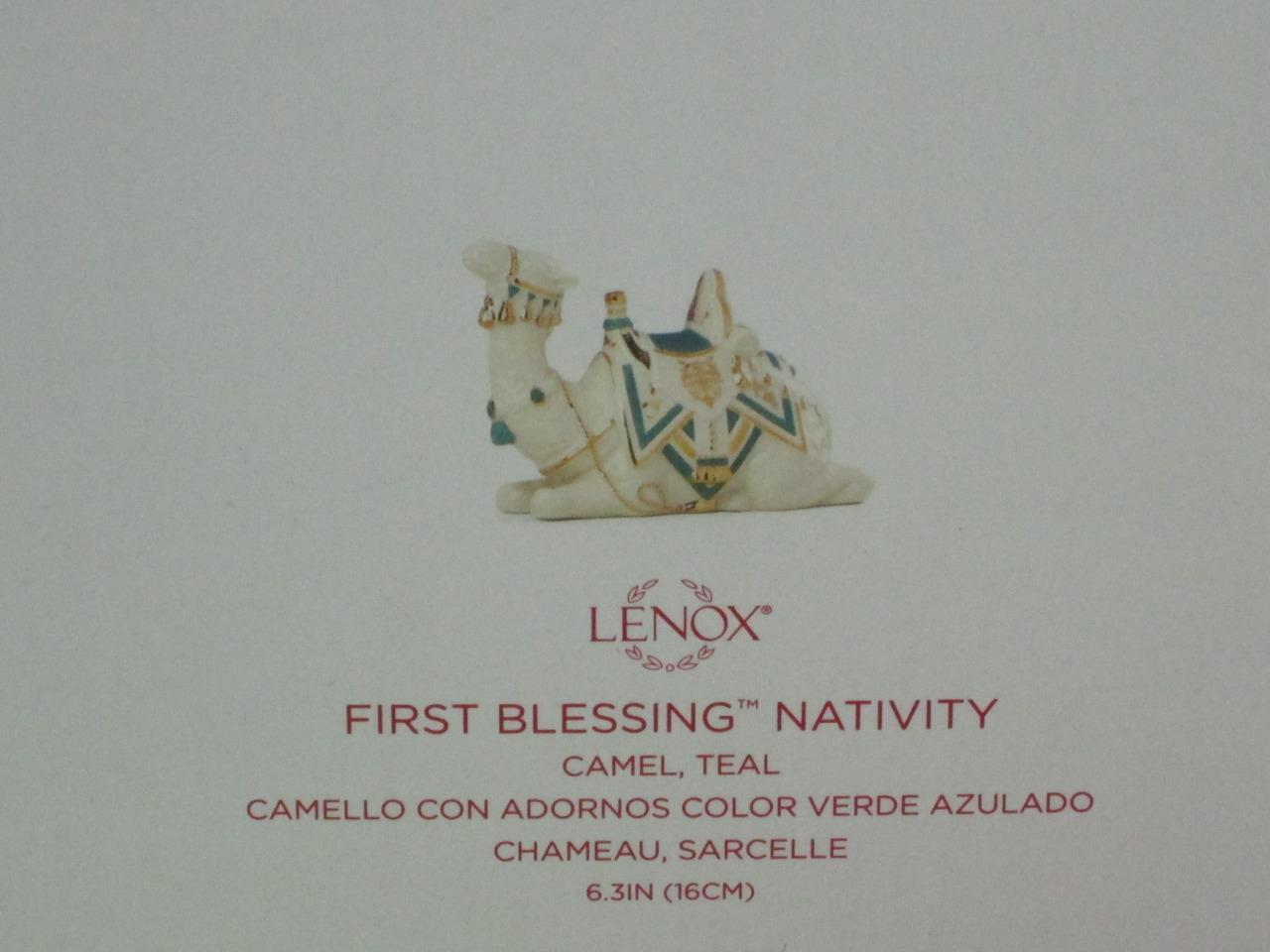 LENOX FIRST BLESSING NATIVITY CAMEL TEAL #869930 | eBay
