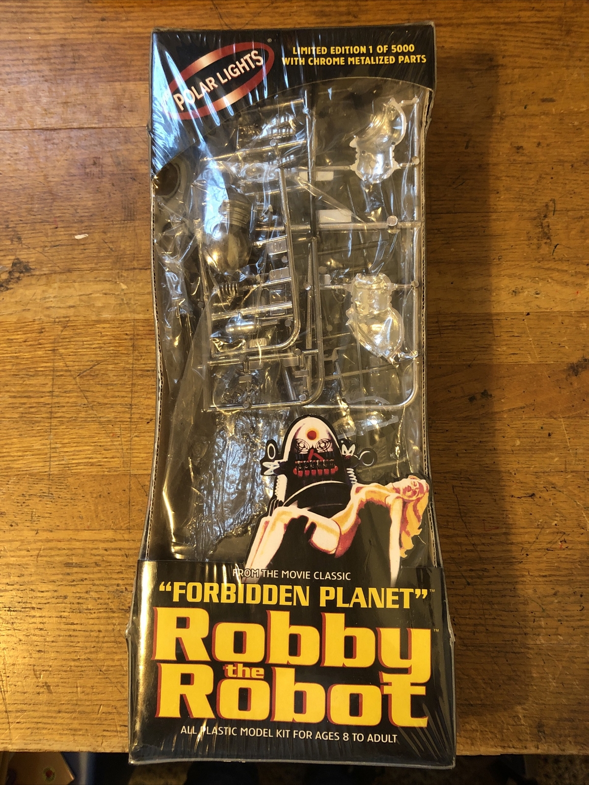 Forbidden Planet Robby the Robot Limited Edition Chrome Parts Model Kit ...