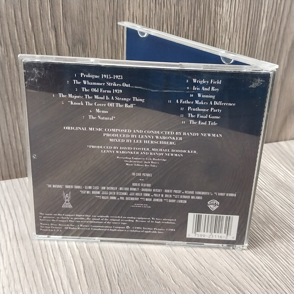 The Natural-Soundtrack CD - Randy Newman Score | eBay