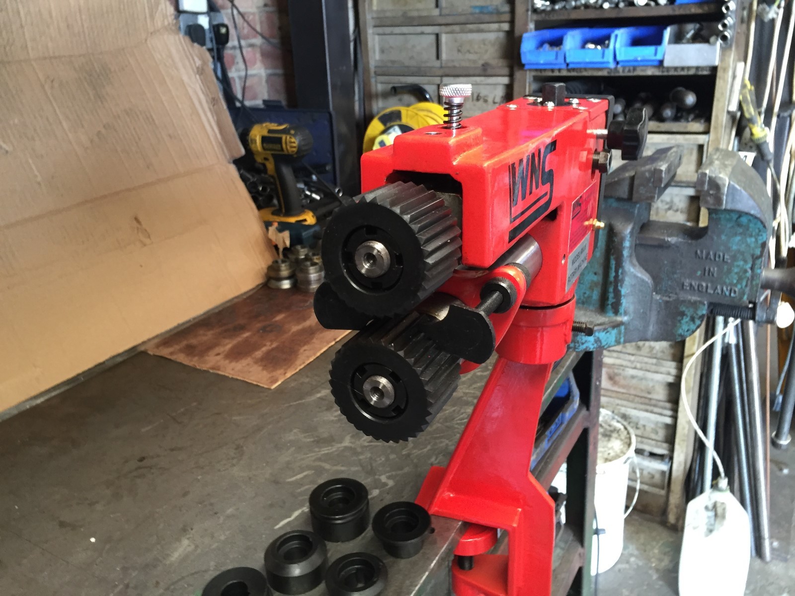 WNS 177mm x 1.0mm Hand Swager Swage Tool Rotary Jenny Bead Former ...