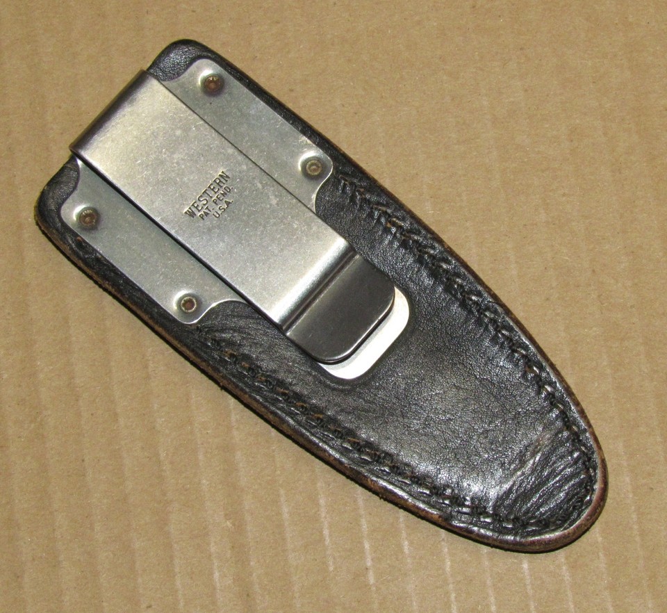 vintage Western USA boot knife dagger sheath only | eBay