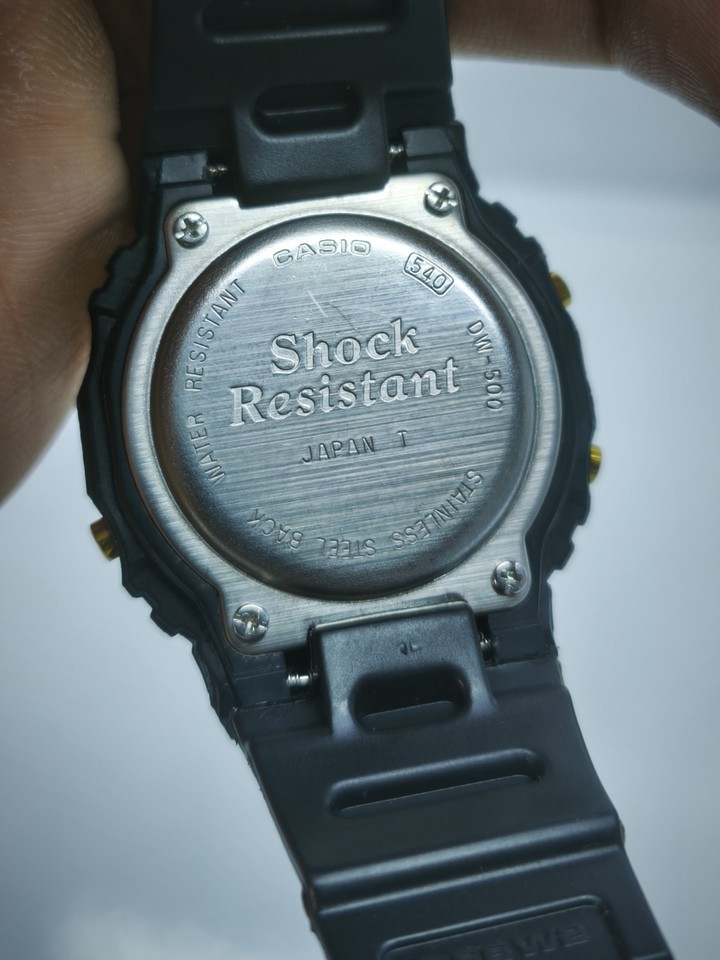 Vintage Casio G Shock DW-500GC-9V 2nd MINI G Shock 540 Mod (1988) Watch ...