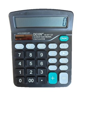 Dexin KK-837-12S Dual powered big display 12 digit calculator. | eBay UK