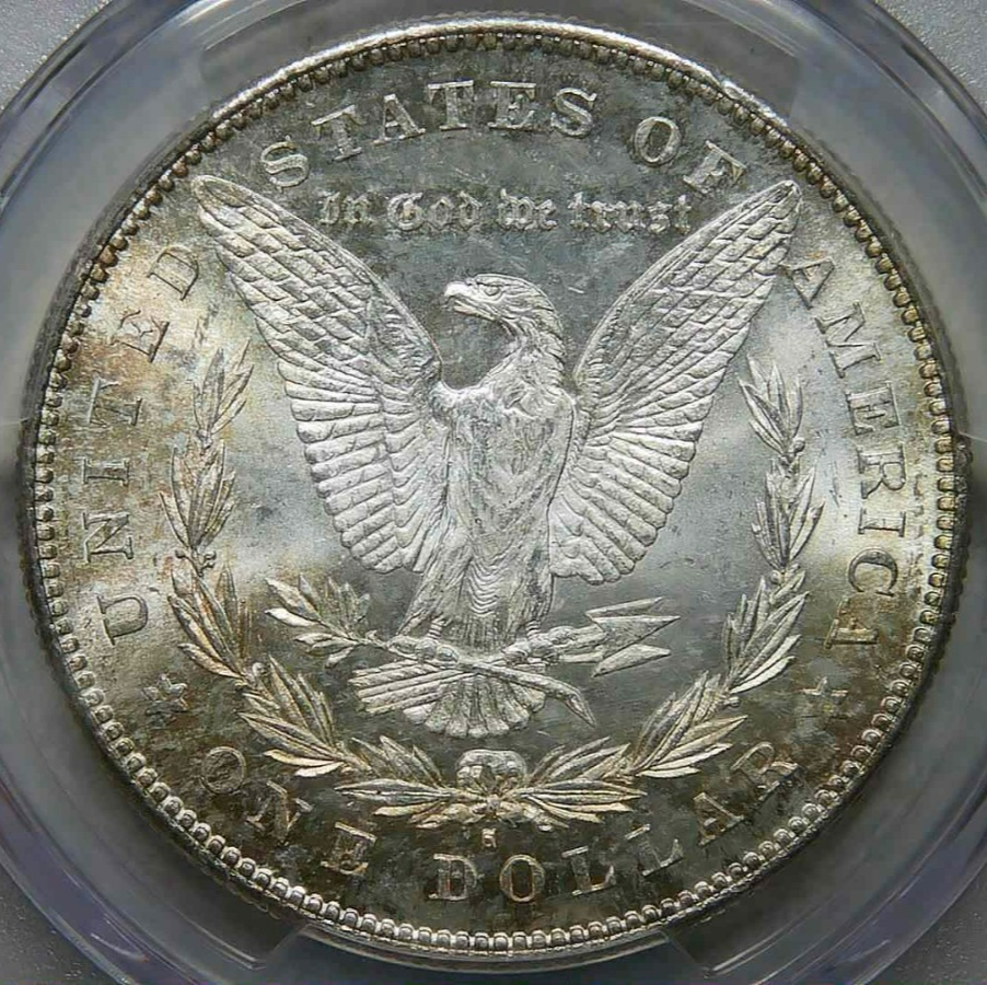 1878-S__MS 64__Morgan Silver__GREEN & YELLOW TONED__PCGS | eBay