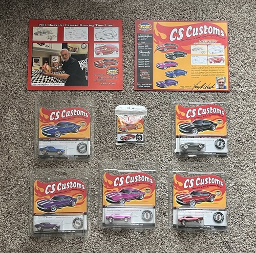 Hot Wheels CS Customs and Larry Wood Collaboration 1967 CAMARO 5 Car ...