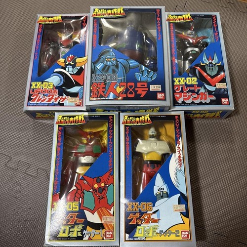 BANDAI Great Mazinger, Getter Robot, Tetsujin 28 - Soft Vinyl Figures ...