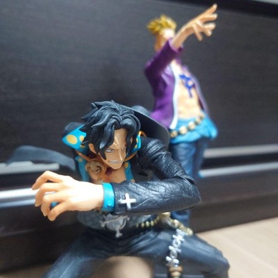 One Piece Ace Marco Figure Set Collectible Anime Toys Authentic Japan ...