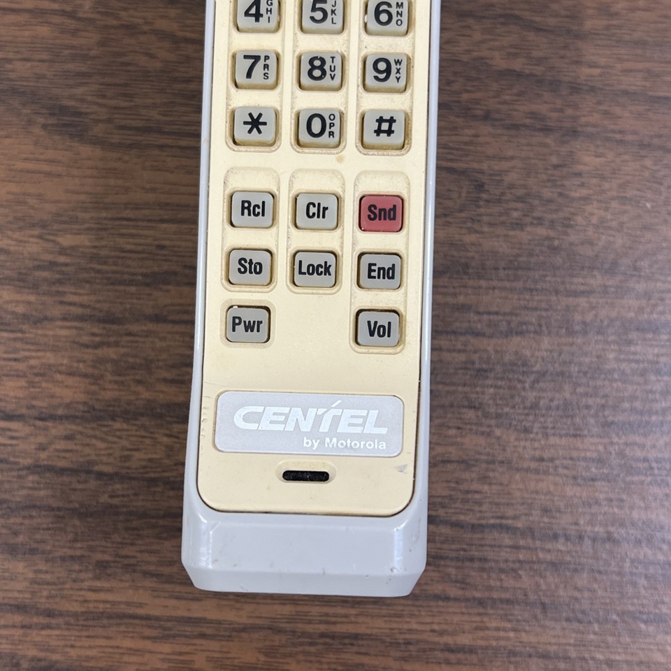 Motorola Dynatac 8000M Brick Phone Centel F09LFD8458DG 1980s Early Cell ...