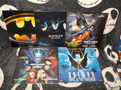 Batman/Returns/Forever/ & Robin/ Mask of the Phantasm WS Laserdisc LD ...