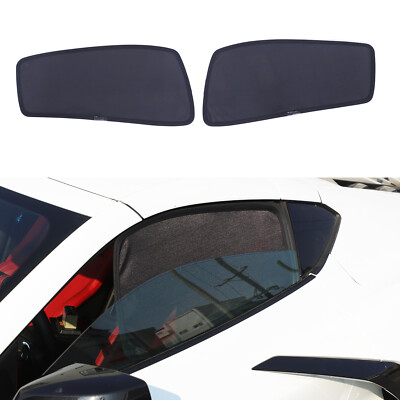 Car Front Window Screen Sun Shade Mesh Cover For Corvette C8 2020-25 | eBay