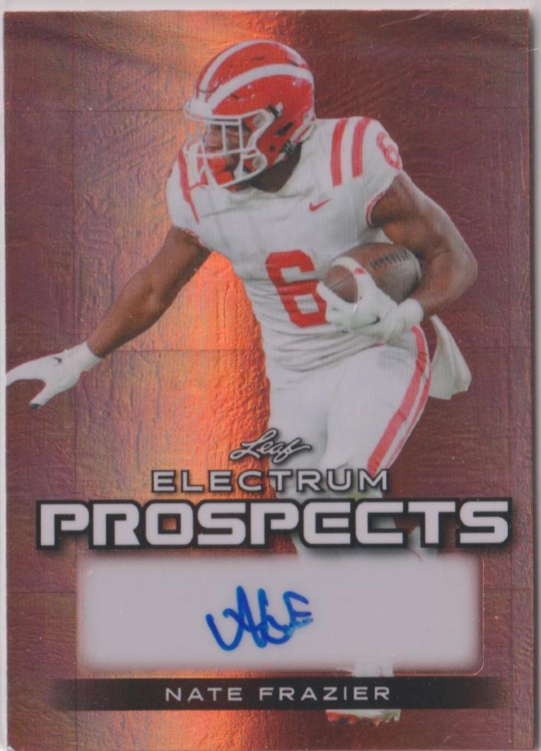 2024 Leaf Electrum - Prospects Autographs Nate Frazier #PA-NF1 Bronze ...