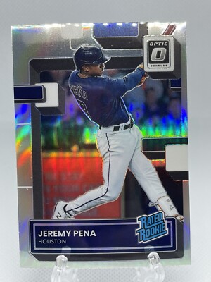2022 Donruss Optic Jeremy Pena Rated Rookie Silver Prizm Rookie Card ...