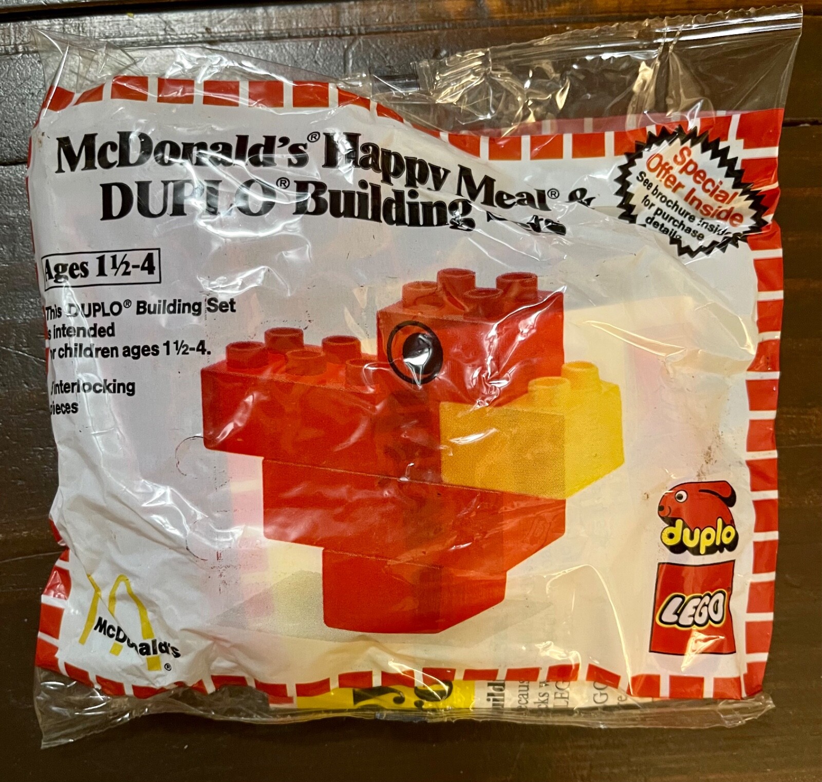 McDonald’s Vintage Lego Duplo Building Set #1918 Happy Meal Cardinal ...
