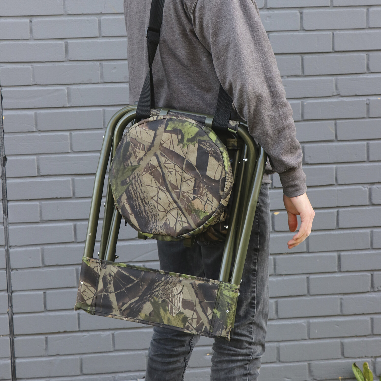 Nitehawk Camouflage Lightweight Hunting Shooting Hide Swivel Seat | eBay