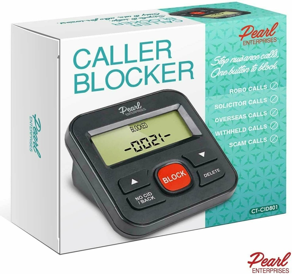 Caller ID Box for Landline Phone Number LCD Display with Call Blocker ...