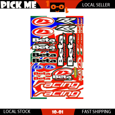 Motorcycle Sticker Kit Fit Beta RR 2T 125 200 250 300 | eBay Australia