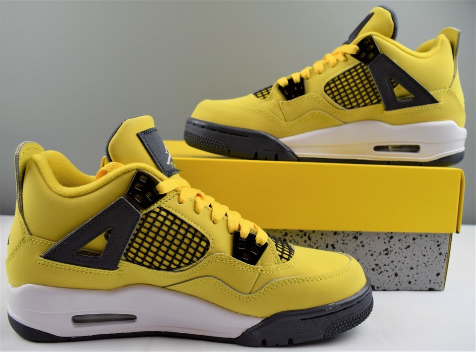 ⚡Nike Jordan 4 Retro Lightning Tour Yellow GS 7Y (Women’s Sz. 8.5)⚡️ ...
