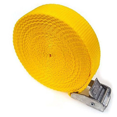 2 Buckled Straps 25mm Cam Buckle 5 meters Long Heavy Duty Load Securing ...