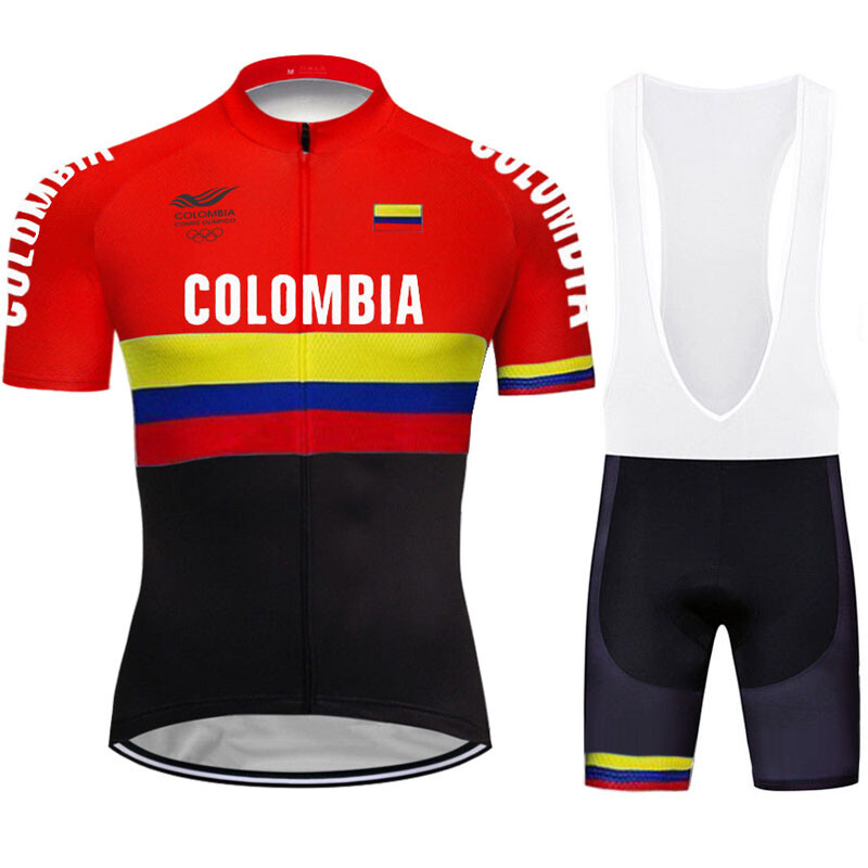 Colombia Cycling Jersey Bib Short Bicycle Bike Motocross Shirt Ride ...