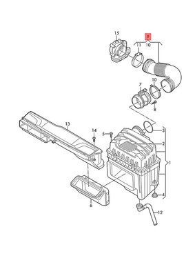 Genuine VW Atlas Cross Sport Teramont CA1 CMC Air Guide 3QF129680 | eBay