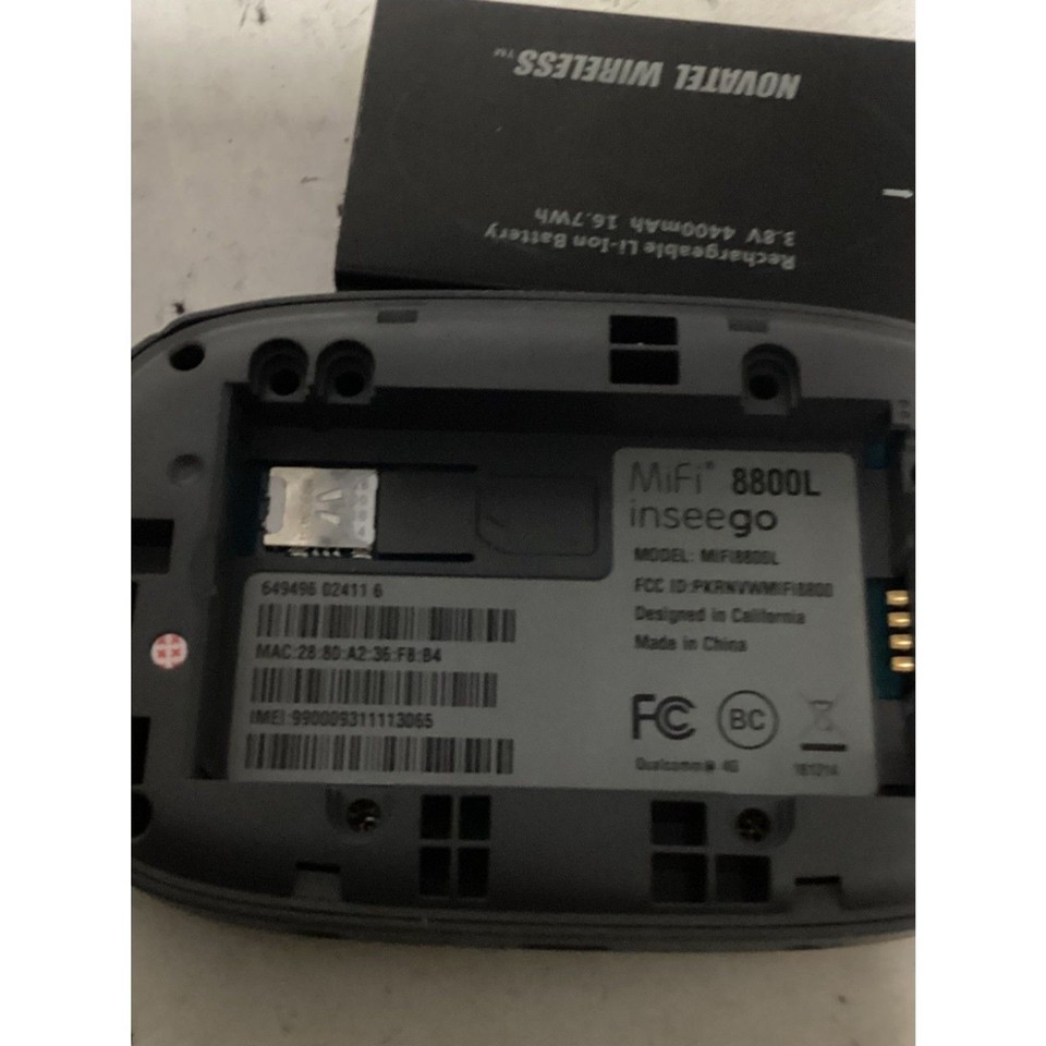 Inseego MiFi 8800L Verizon Jetpack 4g LTE Mobile Hotspot Modem ...