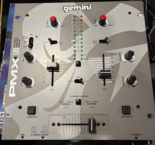 Gemini PMX-120 Stereo 2-Channel Preamp DJ Mixer - BRAND NEW IN BOX | eBay