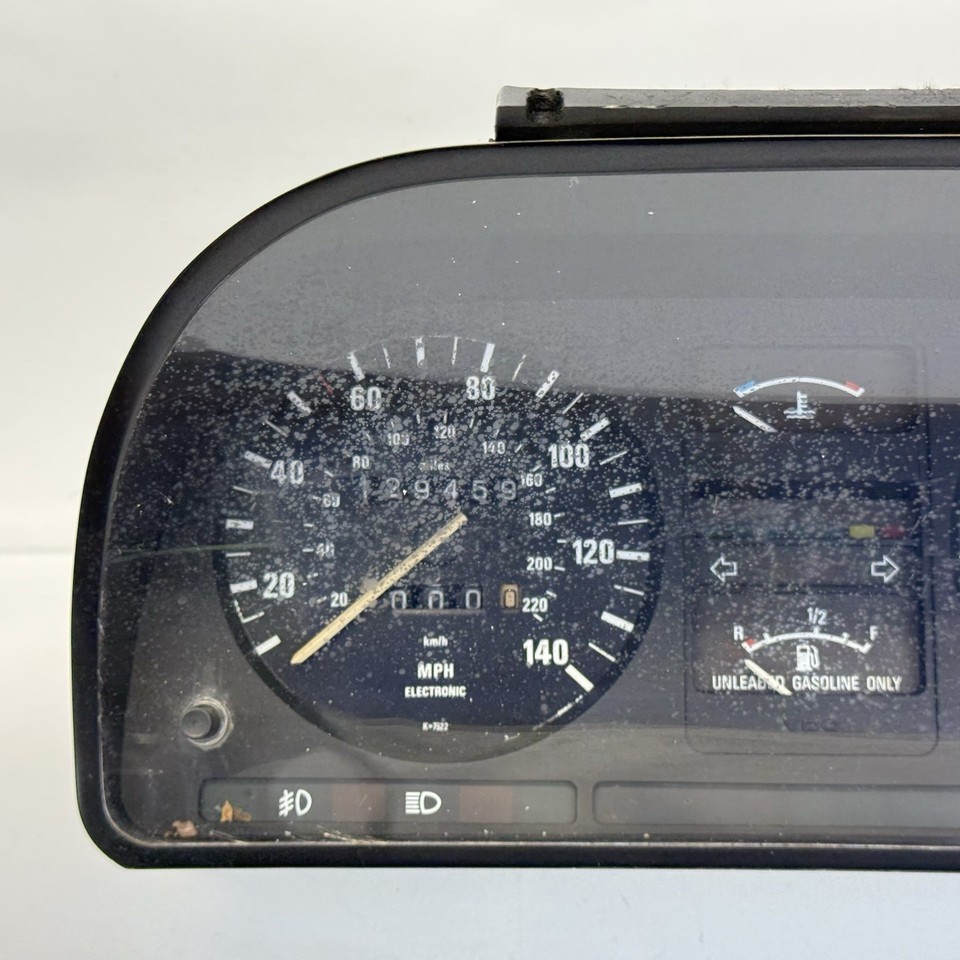 84-88 BMW E28 Cluster Instrument Gauge Assembly 5 series 533i 535i MPH ...