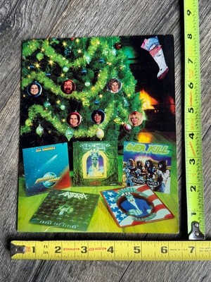 Kiss Christmas Card ACE FREHLEY Frehley's Comet Megaforce Records ...