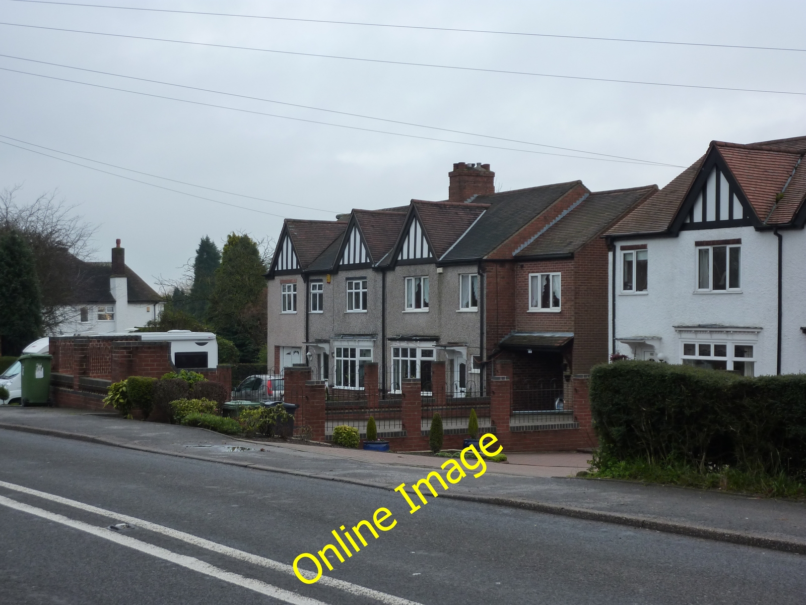 Photo 6x4 Heanor Road, houses The A608 approaching Heanor from the ...