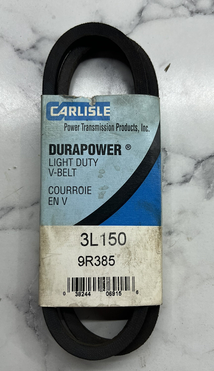 V-Belt 3L150 Carlisle Durapower NEW Light Duty V-Belt 3/8” x 15” | eBay