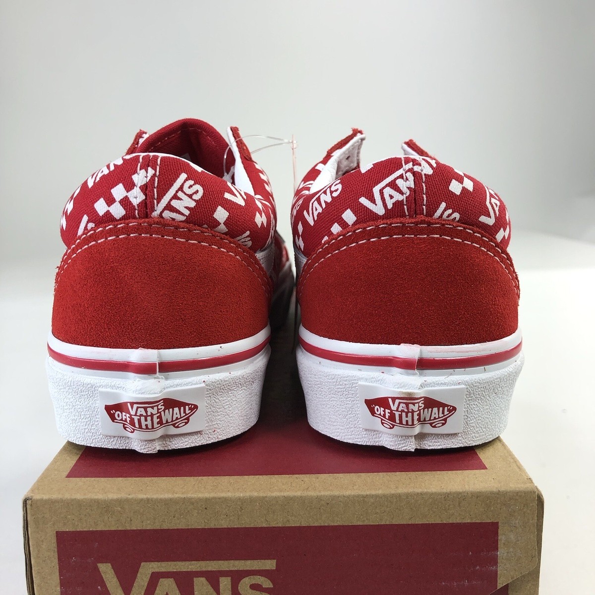 Red Vans Off The Wall Logo
