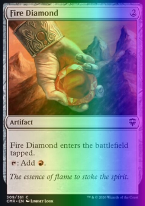 MTG Magic the Gathering Fire Diamond (309/794) Commander Legends NM ...