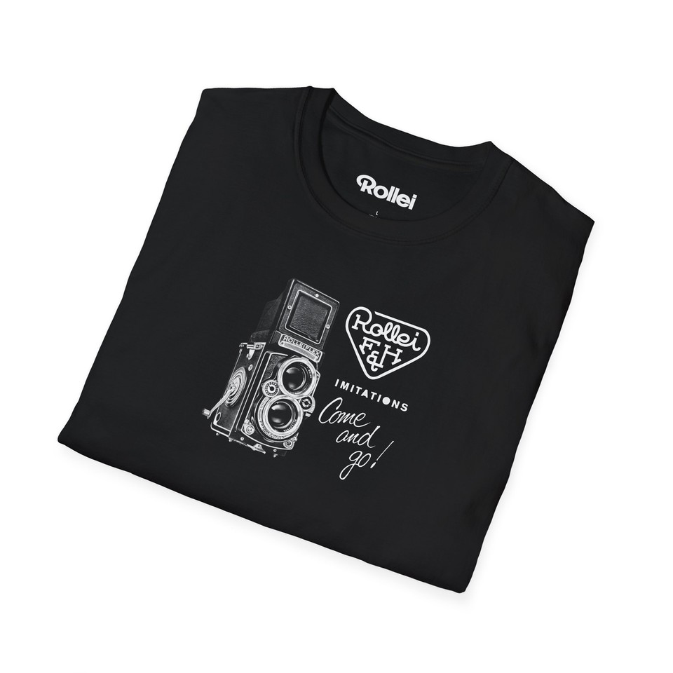 ROLLEI Vintage Advert Camera T-Shirt, Photographer Retro Rolleiflex 4 ...